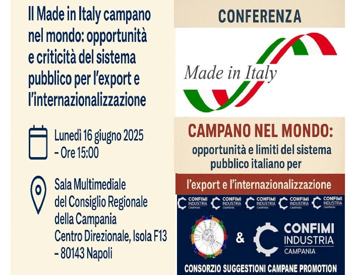 Il Made in Italy campano nel mondo: strategie, criticità e nuove ...